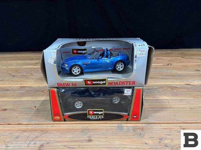 (2) Burago Replica Toy Cars - Booker Auction Company