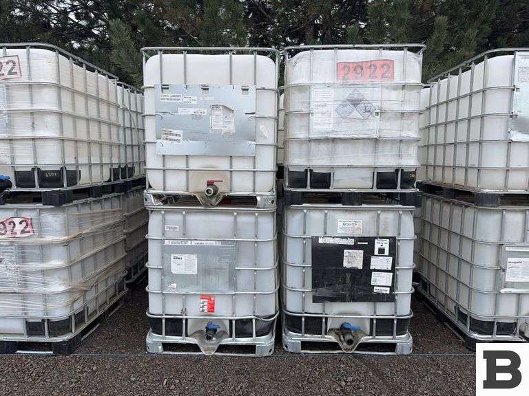 265 Gallon Plastic Shuttle Totes - Booker Auction Company