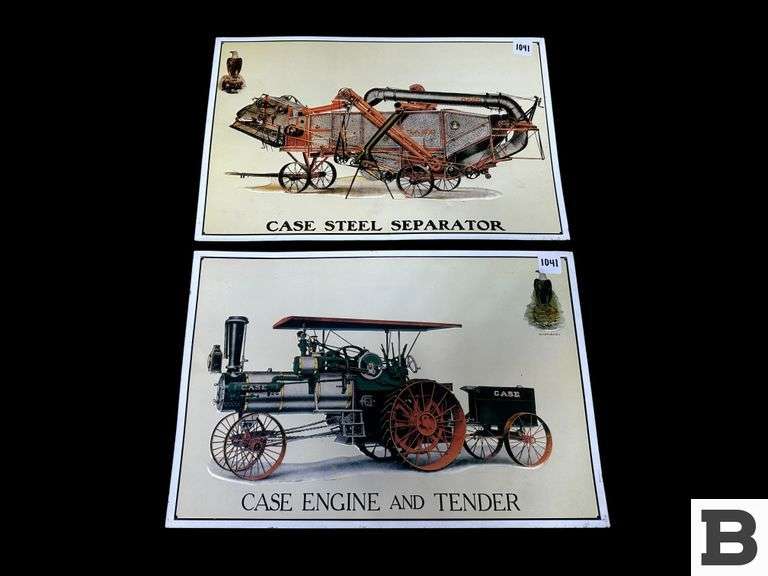 (2) Case Signs - Booker Auction Company