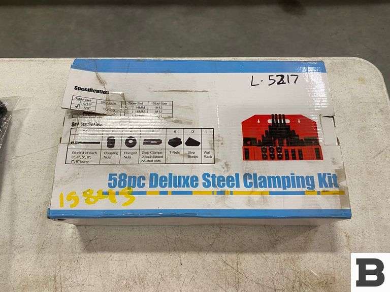 58pc Deluxe Steel Clamping Kit - Booker Auction Company