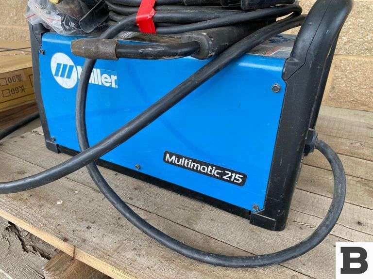 Miller Multimatic 215 Multi-Process Welder - Booker Auction Company
