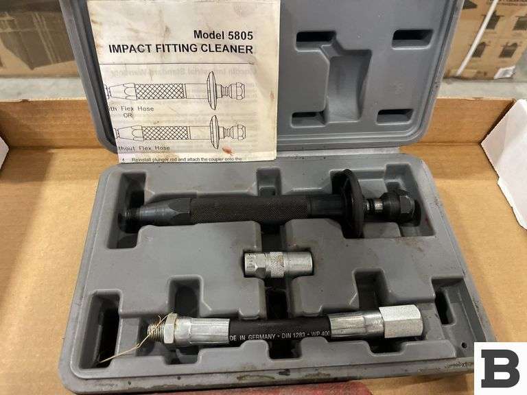 Proto Socket Set, Lincoln 5805 Impact Fitting Cleaner - Booker Auction ...