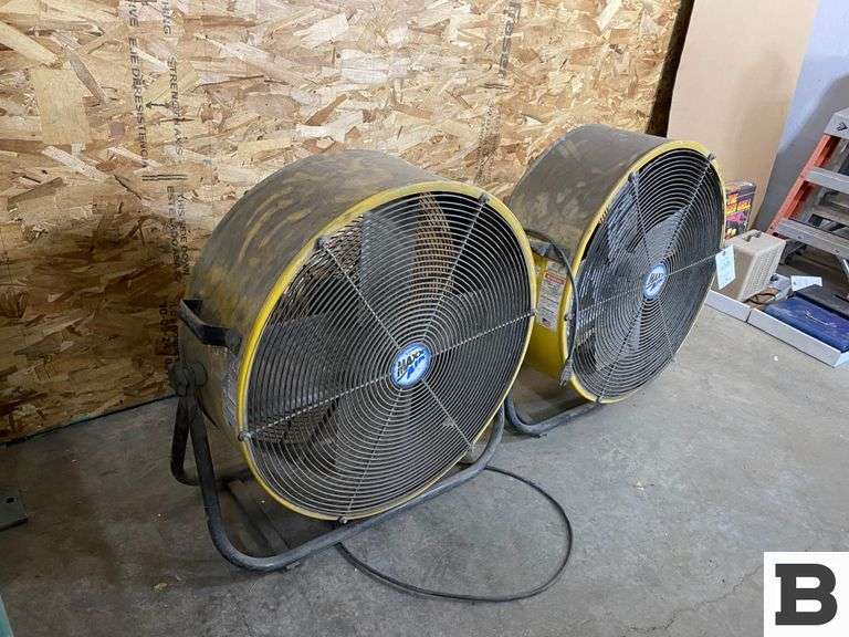 Maxx Air Shop Fans - Booker Auction Company