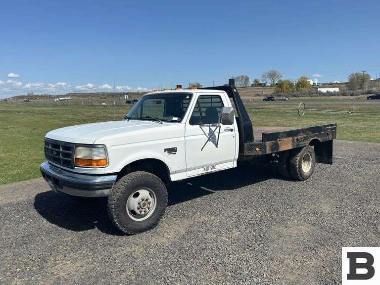 1996 Ford F-350 Flatbed Pickup - Booker Auction Company