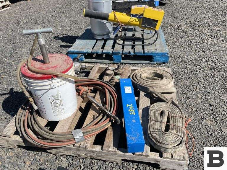 Oxy-Acetylene Torch Set, Tow Straps, Elec Drill, 3/4 Drive Socket Set ...