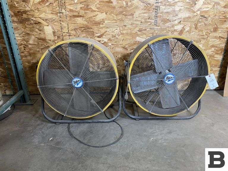 Maxx Air Shop Fans - Booker Auction Company