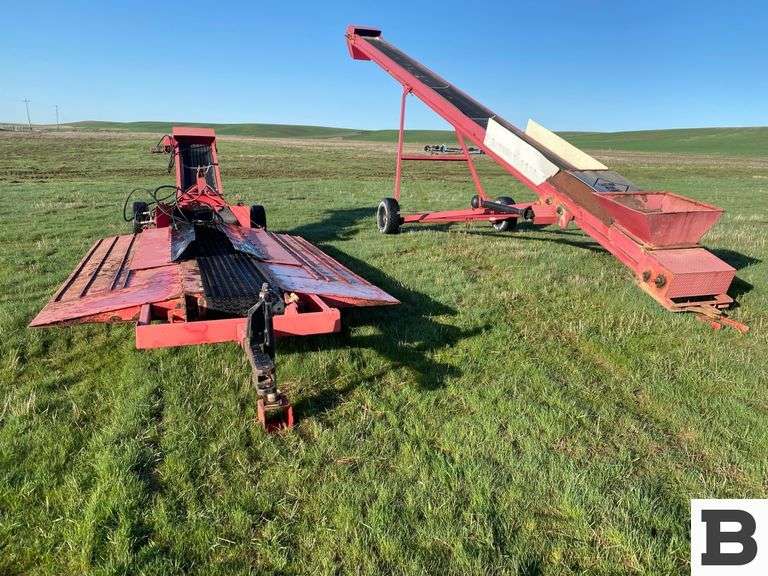 Drive Over Belt Conveyor and Elevator - Creston, WA - Booker Auction ...