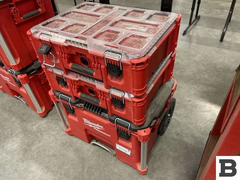 Milwaukee Packout Storage Boxes - Booker Auction Company
