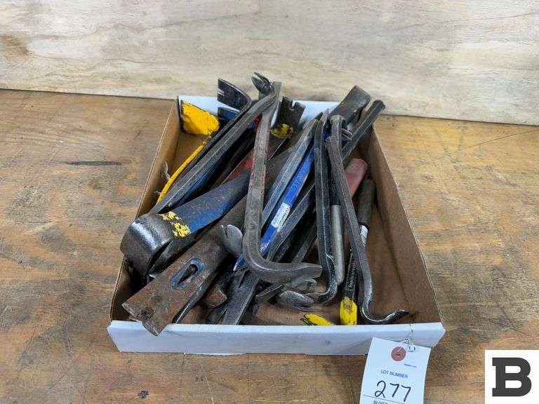 Pry Bars, Shop Hand Tools - Booker Auction Company
