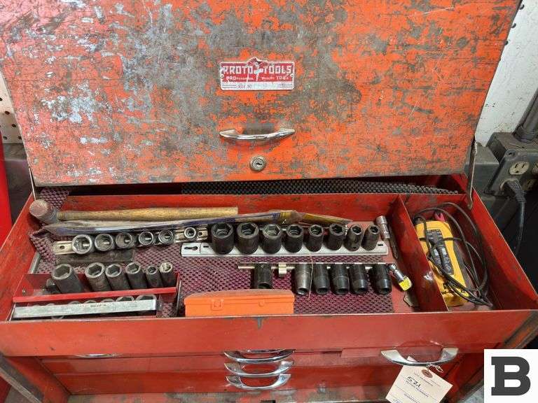 Proto Tools Toolbox, Wrenches, Taps and Dies, Electrical Tools - Booker ...