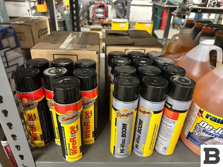 Silver Streak Wire Rope, Hi-Vise Boom Lube, De-Icer, Antifreeze, Boi ...
