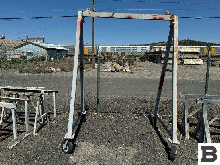 Custom 102"x77" Portable A Frame - Booker Auction Company