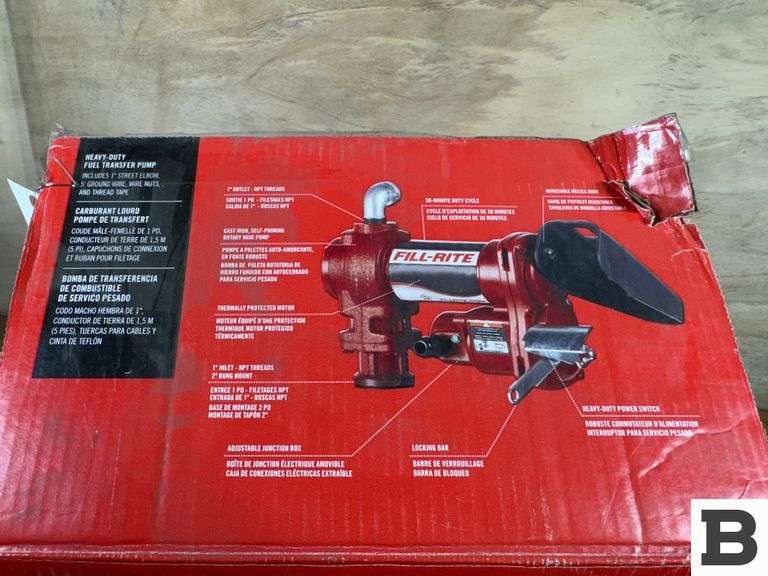 Fill-Rite FR4210H Pump - Booker Auction Company