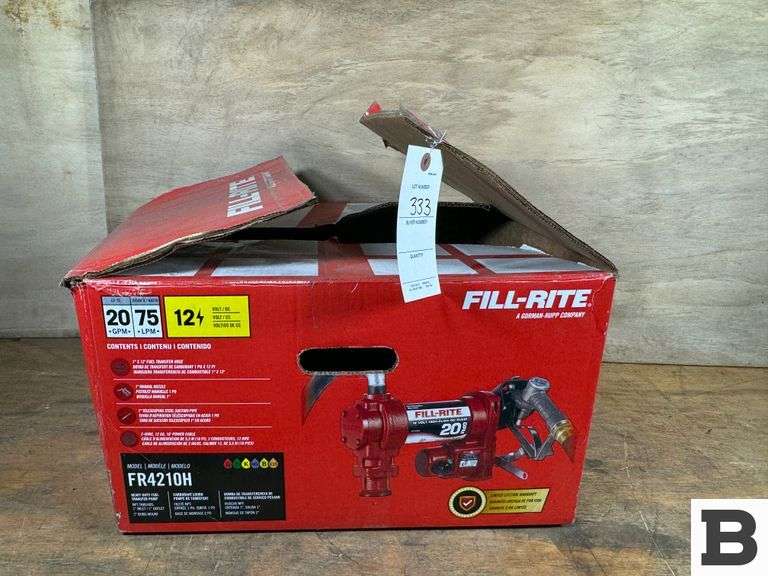 Fill-Rite FR4210H Pump - Booker Auction Company