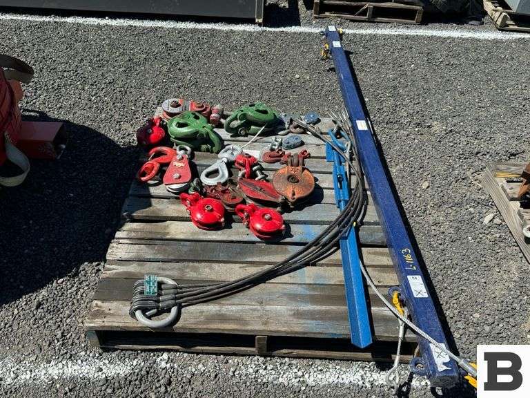 Cable Rigging, Pulley Blocks, Swivel Hooks, Spreader Bar - Booker ...