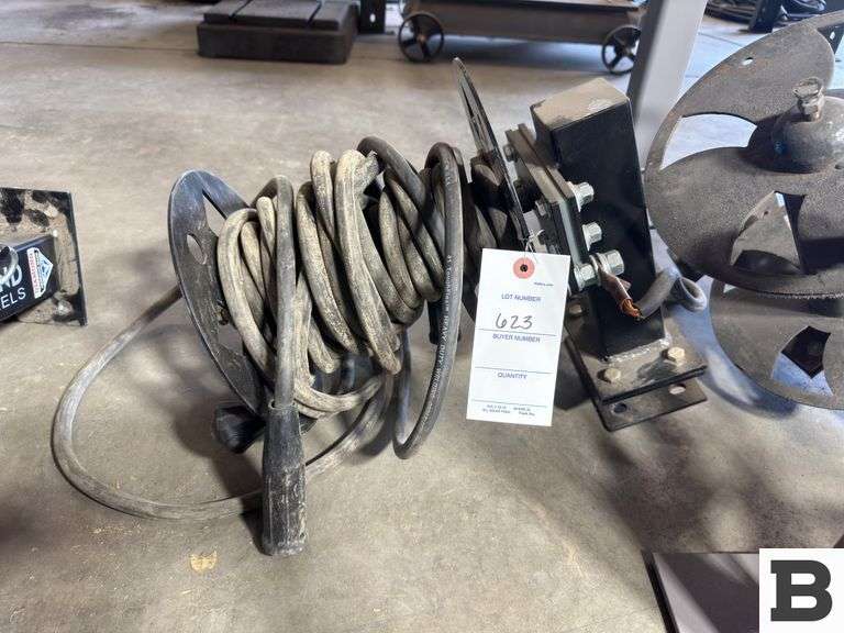 Diamond Lead Reel & Welding Lead - Booker Auction Company