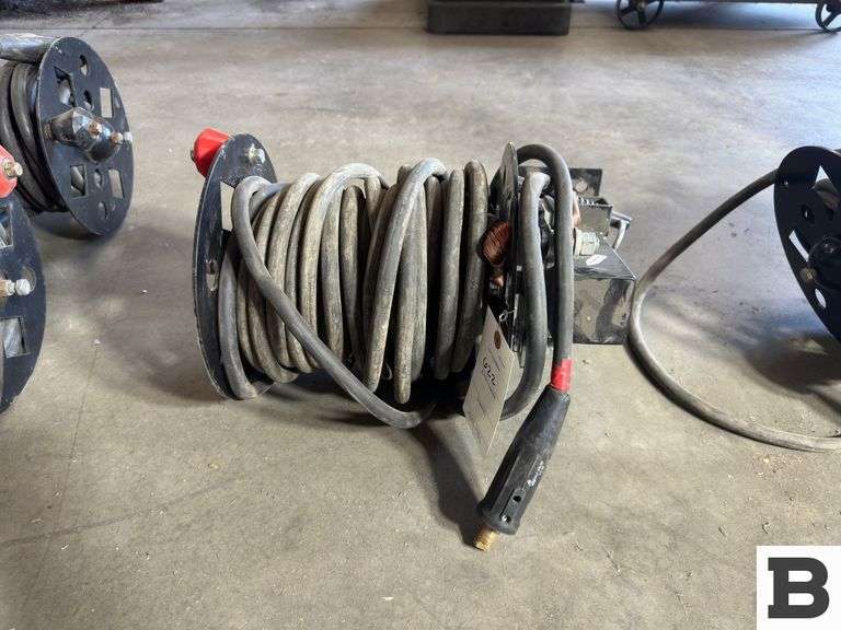 Diamond Lead Reel & Welding Lead - Booker Auction Company