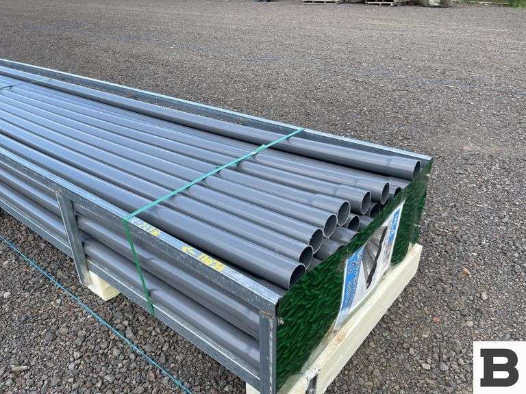 3" x 20' UPVC Rigid Non-Metallic Conduit - Booker Auction Company