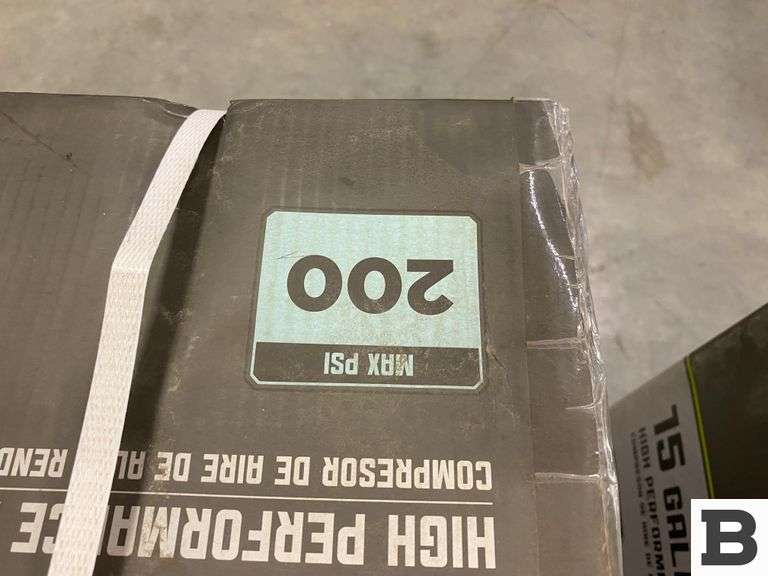 Master Mechanic Heavy Duty Air Compressor - Booker Auction Company