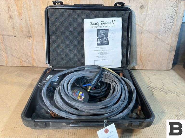 Battery/DC Powered Portable Mig Welder & Spool Gun - Booker Auction Company