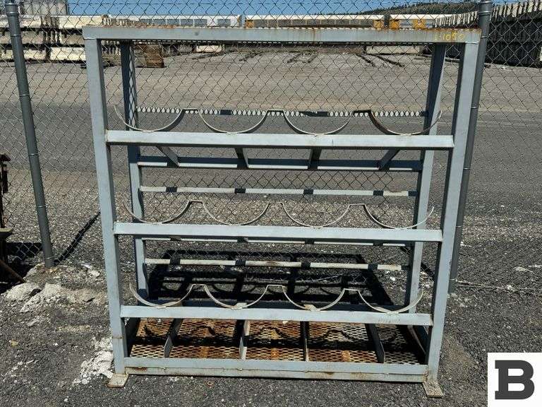 60"x63" Bottle Rack - Booker Auction Company