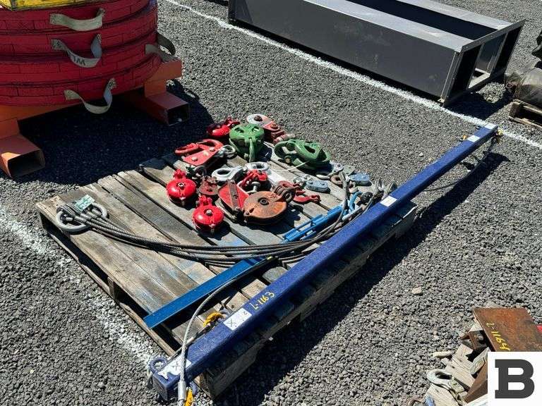 Cable Rigging, Pulley Blocks, Swivel Hooks, Spreader Bar - Booker ...