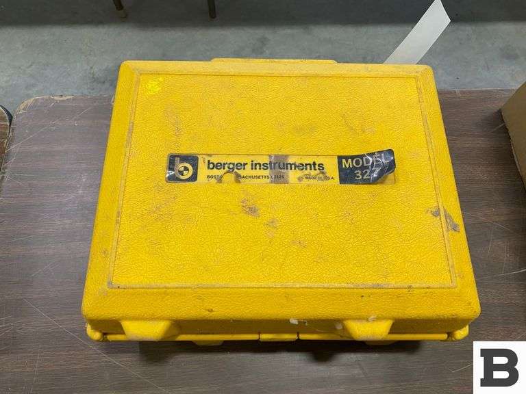 Berger Instruments Model 327 Transit Site Level - Booker Auction Company