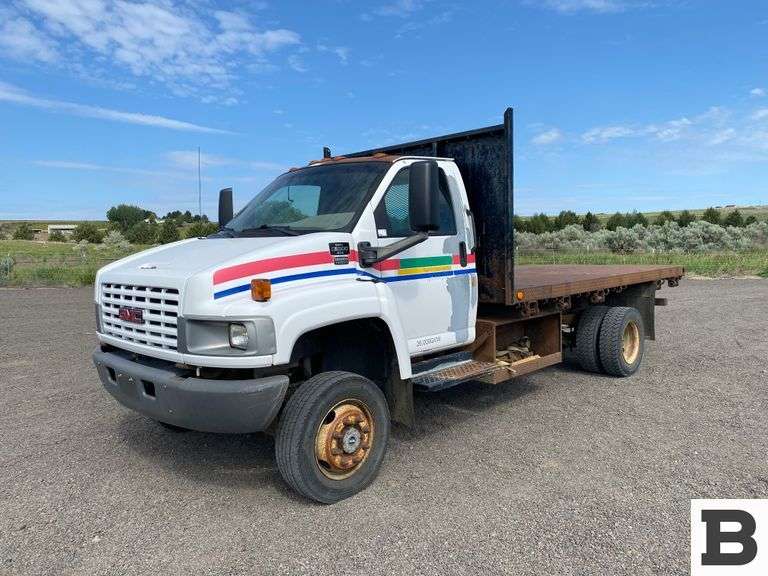 2007 GMC C5500 Flatbed Truck - Booker Auction Company
