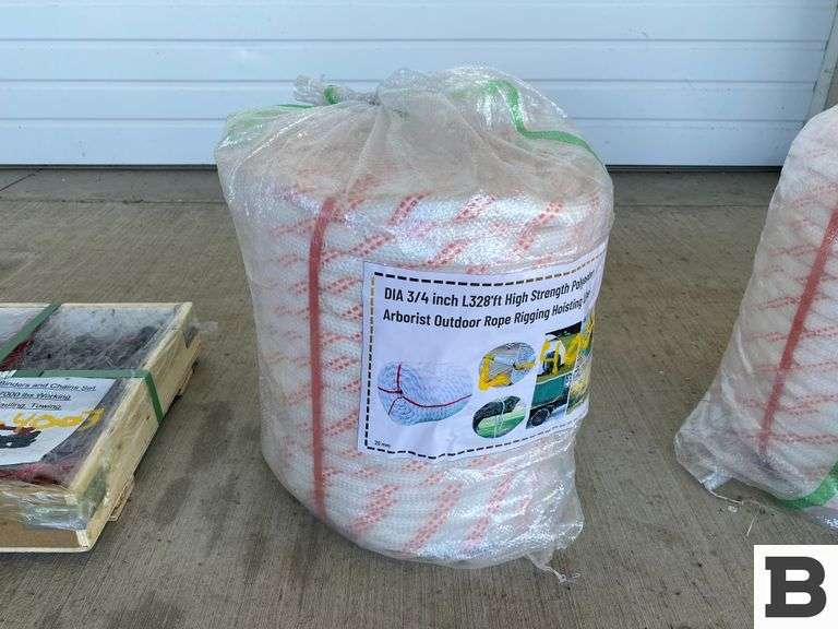 3/4" Polyester Outdoor Rope Rigging Line - Booker Auction Company