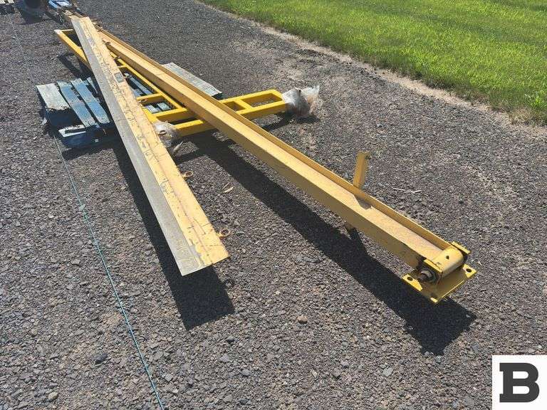 246" Overhead Hoist Crane Rail, 176" Custom Jig - Booker Auction Company