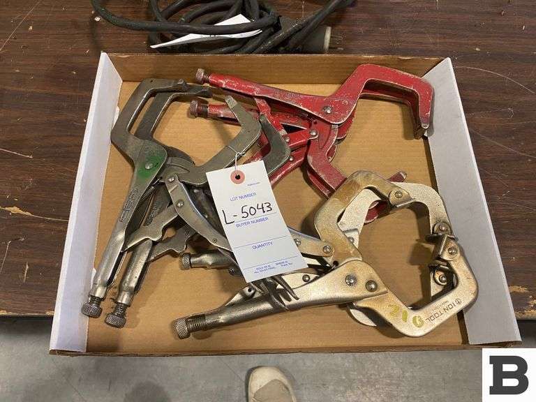 (6) Shop Vice-Grips - Booker Auction Company