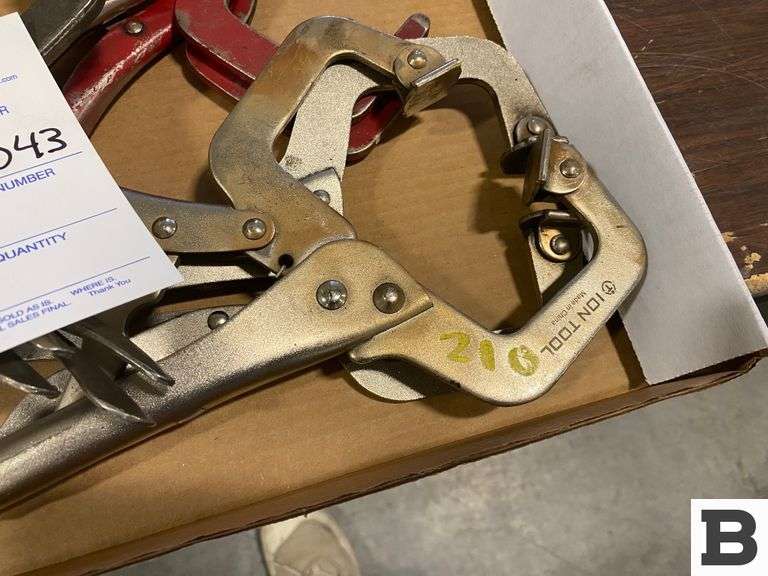 (6) Shop Vice-Grips - Booker Auction Company