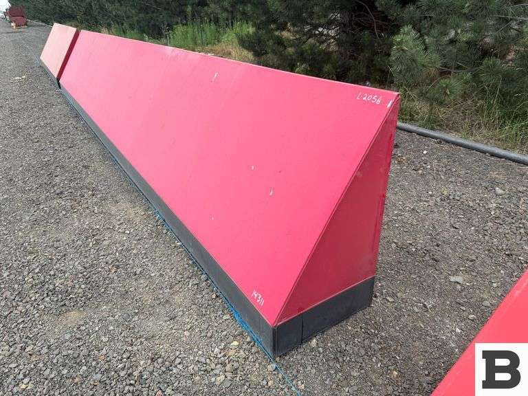 24' Vinyl Covered Aluminum Building Awning - Booker Auction Company