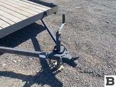 2020 Fox Trailers 712FS Flatbed Utility Trailer - Booker Auction Company