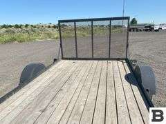 2020 Fox Trailers 712FS Flatbed Utility Trailer - Booker Auction Company