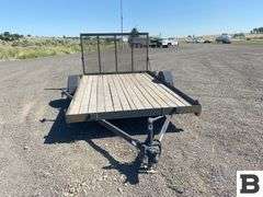 2020 Fox Trailers 712FS Flatbed Utility Trailer - Booker Auction Company