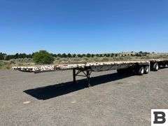 1990 Alloy ATCFT-40 Flatbed Trailer - Booker Auction Company