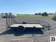 2020 Fox Trailers 712FS Flatbed Utility Trailer - Booker Auction Company