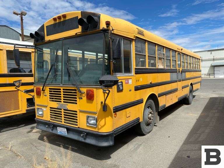 2001 Thomas Built SAF-T-Liner MVP-EF Bus - Zillah, WA - Booker Auction ...