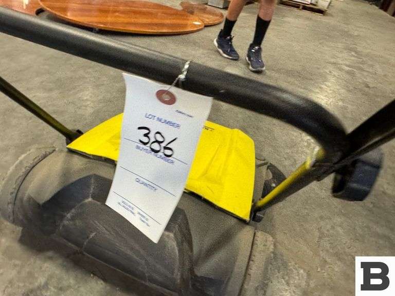 Karcher S650 Push Floor Sweeper - Booker Auction Company