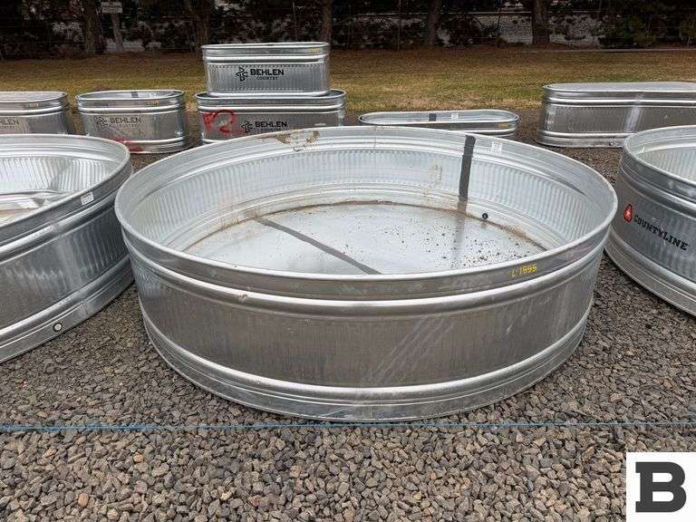 Behlen Country Galvanized Stock Tank - Factory Defect/Damaged - Booker ...