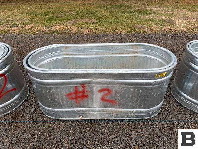 Behlen Country Galvanized Round End Stock Tanks - Factory Defect ...