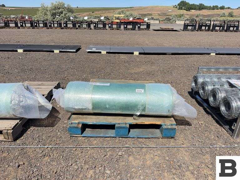 113’x3.3’ Clear Polycarbonate Roofing Sheet - Booker Auction Company