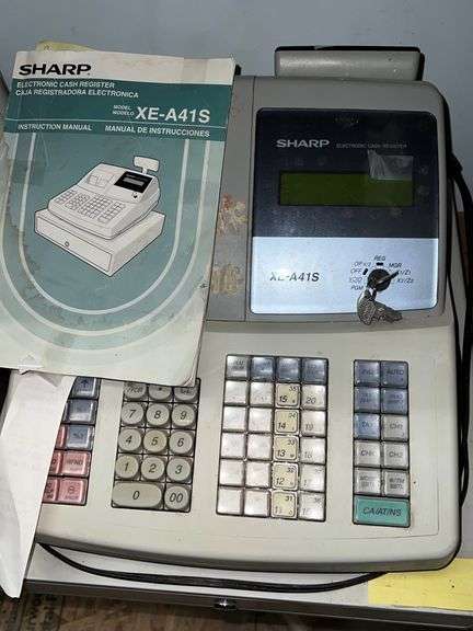 Sharp Cash Register XE-A41S - Business Liquidation Auction