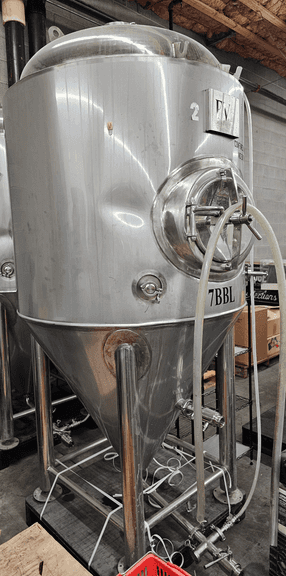 7BBL Jacketed Fermentation Tank - Business Liquidation Auction