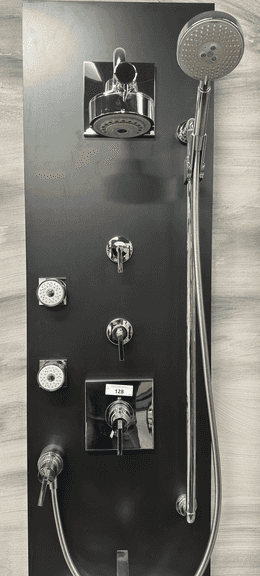 8 Piece Shower Fixture Display - Business Liquidation Auction