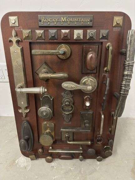 Rocky Mountain Door Hardware Display - Business Liquidation Auction
