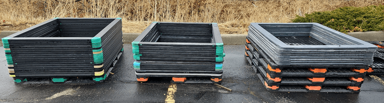 (3) Partial Pallets of Top Rings and Pallets - Business Liquidation Auction