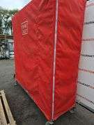 Rolling Rack with Cover and Rack Enclosure Kit. 72"×84"×21" - Business ...