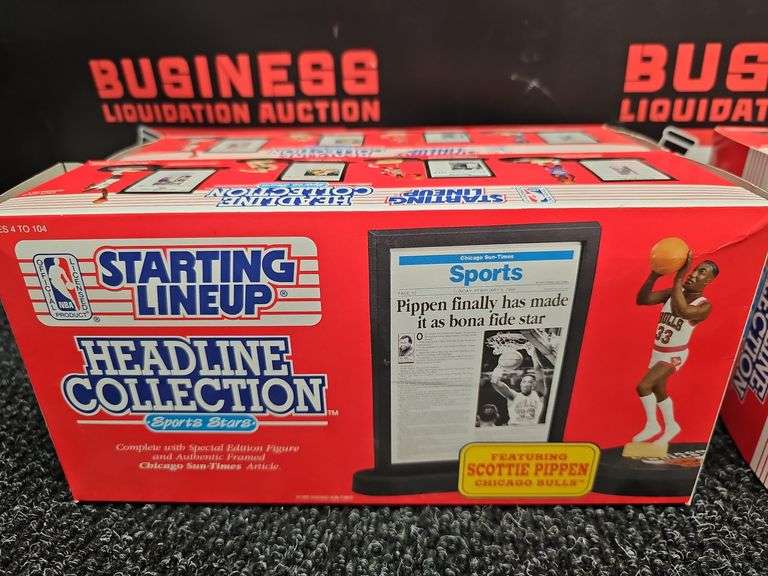 (6) 1992 Starting Lineup Headline Collection, (2) Each- Scottie Pippen ...